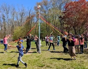 Make your own Maypole for the May Cross-Quarter (Vernal Equitherm or ...